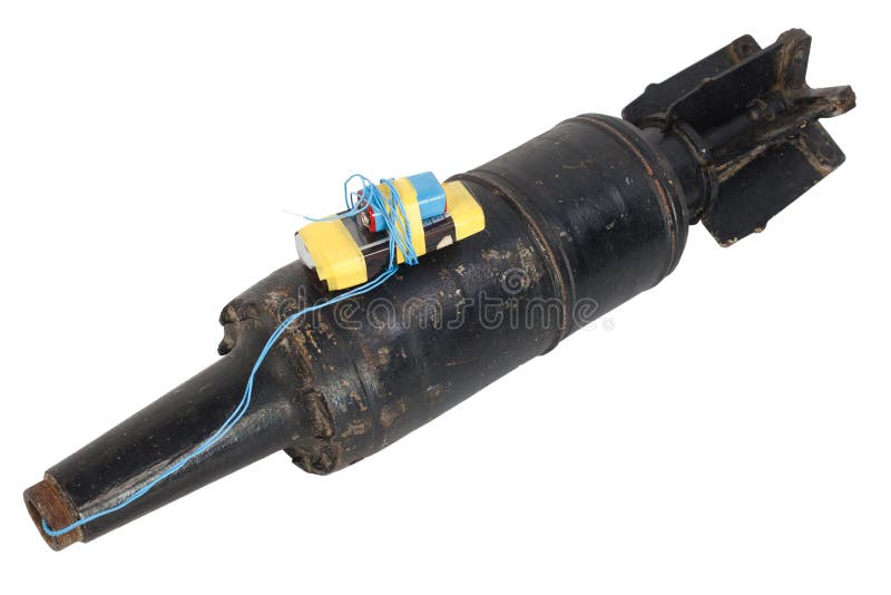 Improvised Explosive Device IED from Tank Projectile Stock Photo ...