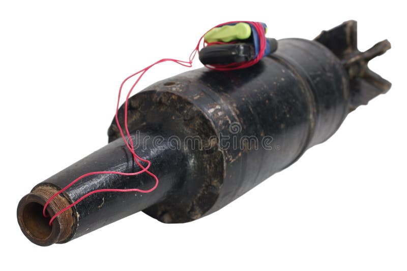 Improvised Explosive Device IED from Tank Projectile Stock Image ...