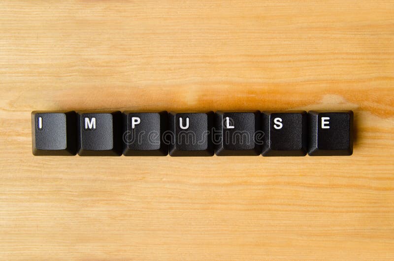Impulse word stock photo. Image of quote, typo, concept - 98414842