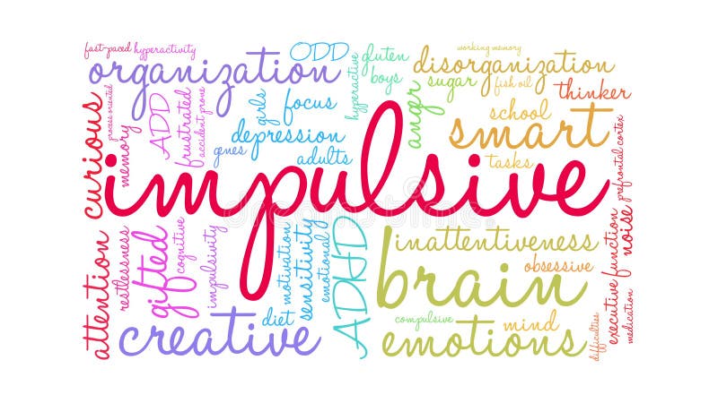 Impulsive Animated Word Cloud Stock Video - Video of impulsive, brain ...