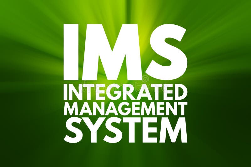 IMS - Integrated Management System Acronym, Business Concept Background ...