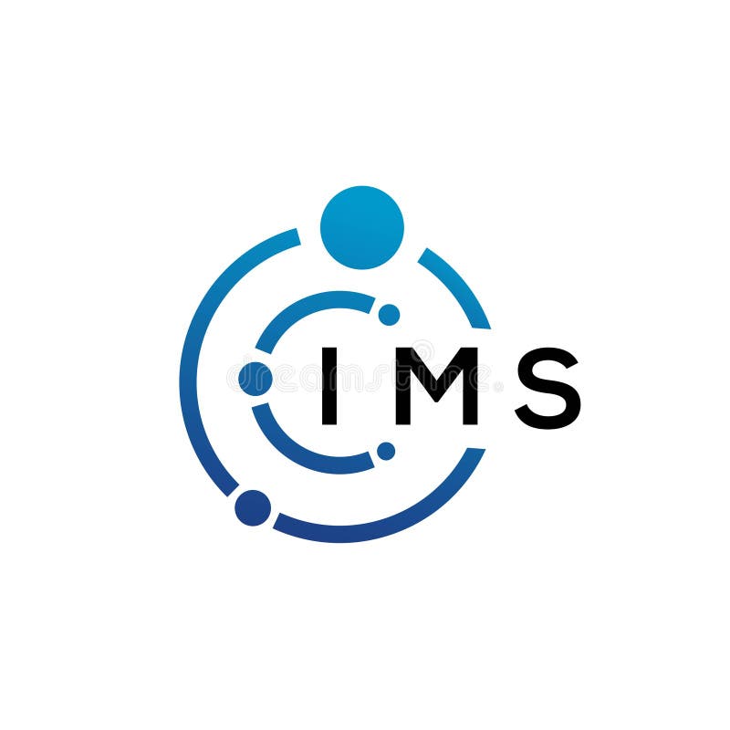 IMS Letter Technology Logo Design on White Background. IMS Creative ...