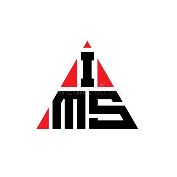 IMS Triangle Letter Logo Design with Triangle Shape. IMS Triangle Logo ...