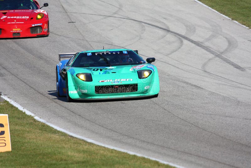 IMSA ALMS Road America 2008 Editorial Stock Image - Image of america ...