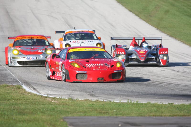 IMSA ALMS Road America 2008 Editorial Stock Image - Image of corner ...