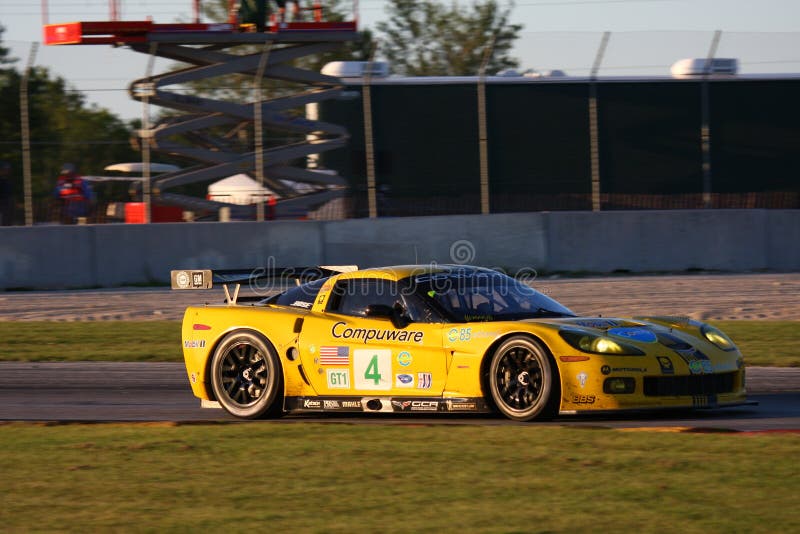 IMSA ALMS Road America 2008 Editorial Stock Photo - Image of sunset ...