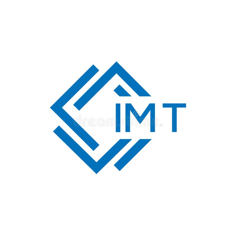 IMT Letter Logo Design on White Background. IMT Creative Circle Letter ...