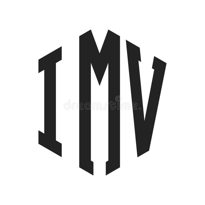 IMV Logo Design. Initial Letter IMV Monogram Logo Using Hexagon Shape ...
