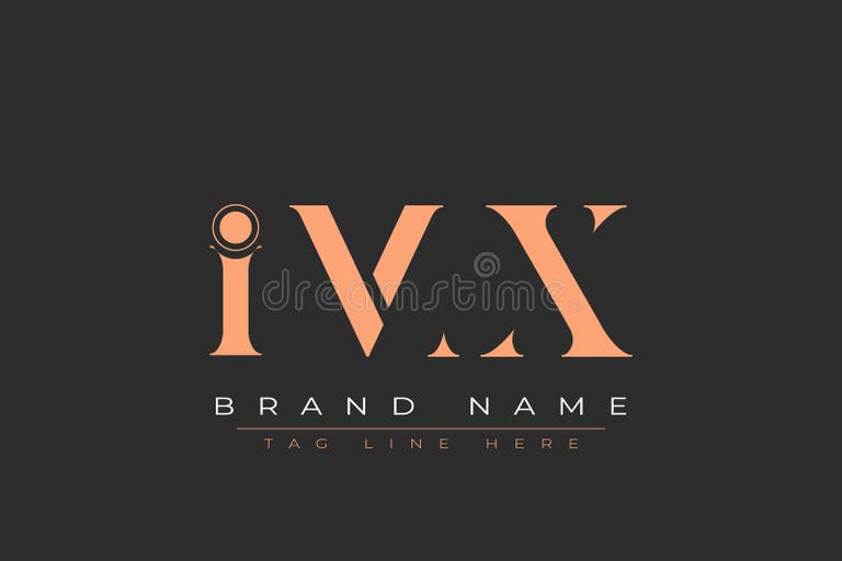 IMX Abstract Letter Logo Design Stock Vector - Illustration of ...