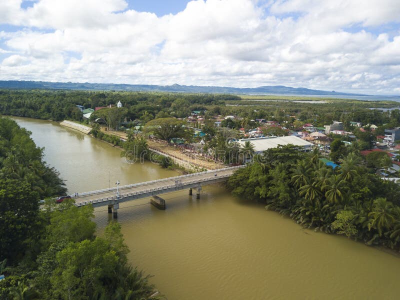 The Inabanga River, the Largest River in Bohol, Philippines Stock Image ...