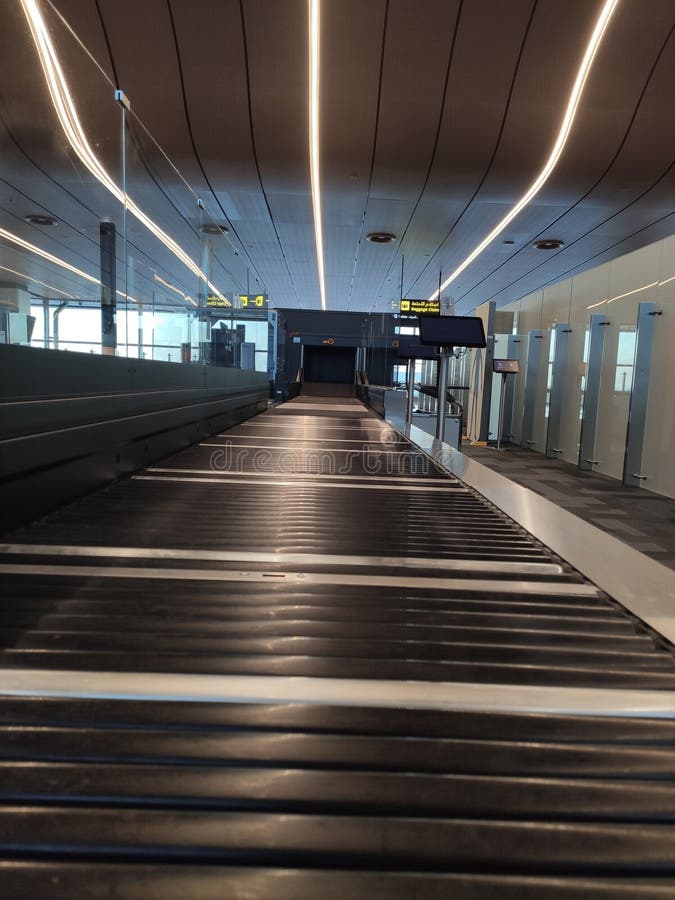 Inactive Security Checkpoint at an Airport during a Strike ...