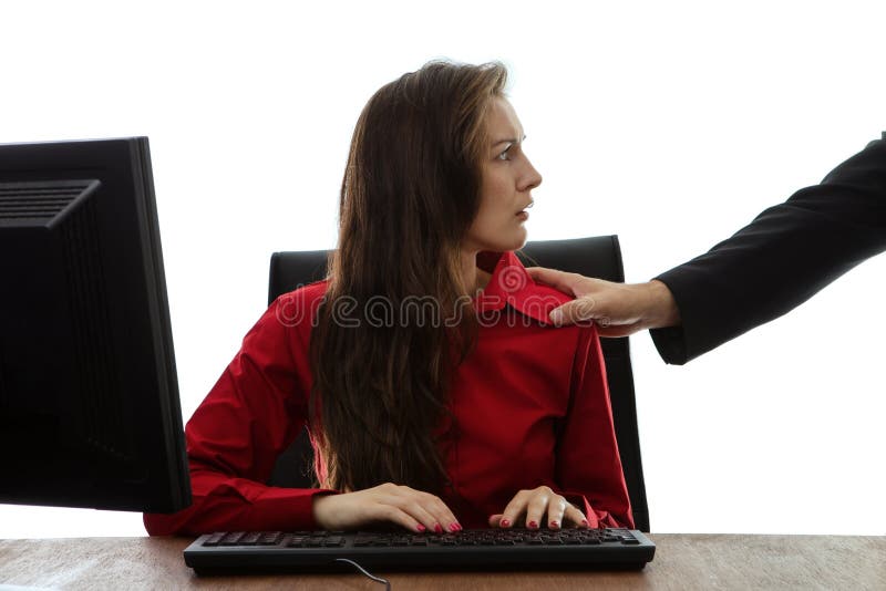 Inappropriate touch stock image. Image of people, harassment - 42496077