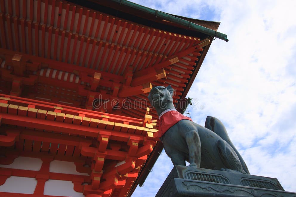 Inari image stock image. Image of famous, orange, inari - 63878079