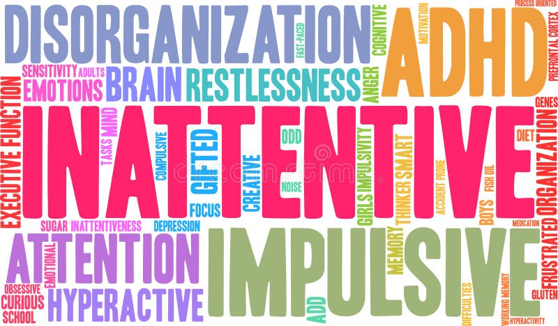 Inattentive Adhd Stock Illustrations – 177 Inattentive Adhd Stock ...