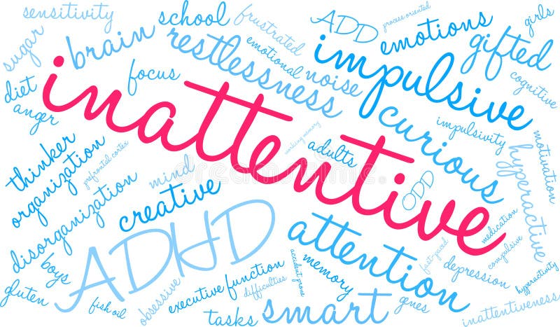 Inattentive Adhd Stock Illustrations – 176 Inattentive Adhd Stock ...