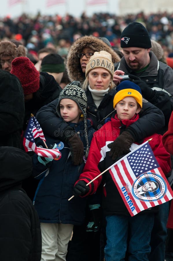 Inaugural Celebration on National Mall Editorial Stock Image - Image of ...