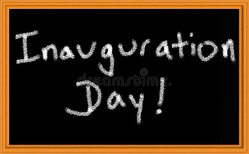 Inauguration Day sign stock photo. Image of political - 7741634