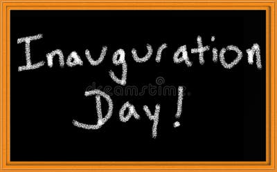 Inauguration Day sign stock photo. Image of political - 7741634