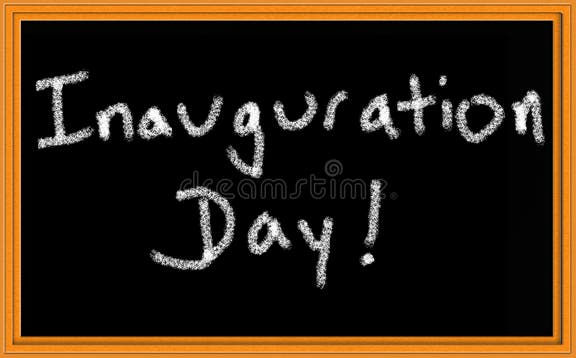 Inauguration Day sign stock photo. Image of political - 7741634