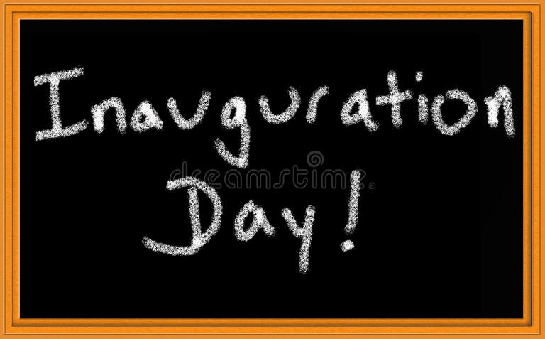 Inauguration Day sign stock photo. Image of political - 7741634
