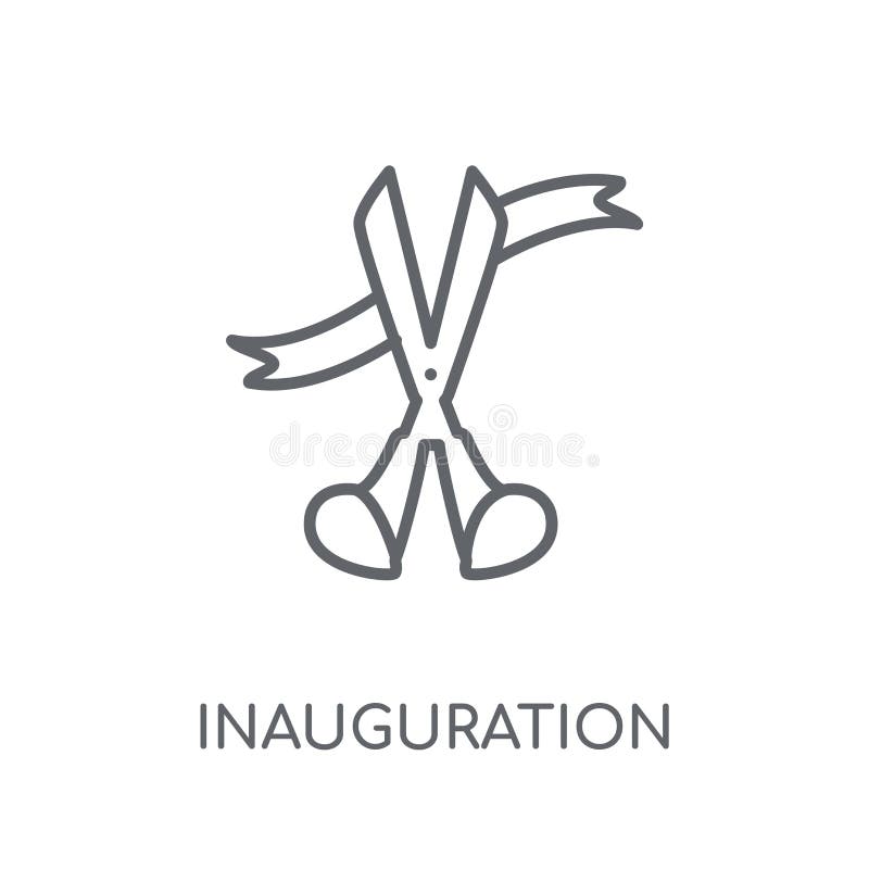 Linear Inauguration Icon Stock Illustrations – 162 Linear Inauguration ...