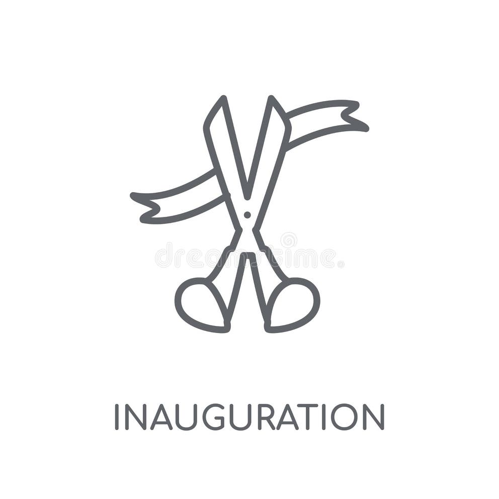 Linear Inauguration Icon Stock Illustrations – 162 Linear Inauguration ...