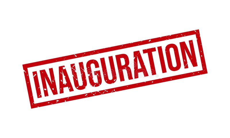 Inauguration Rubber Stamp. Inauguration Grunge Stamp Seal Vector ...