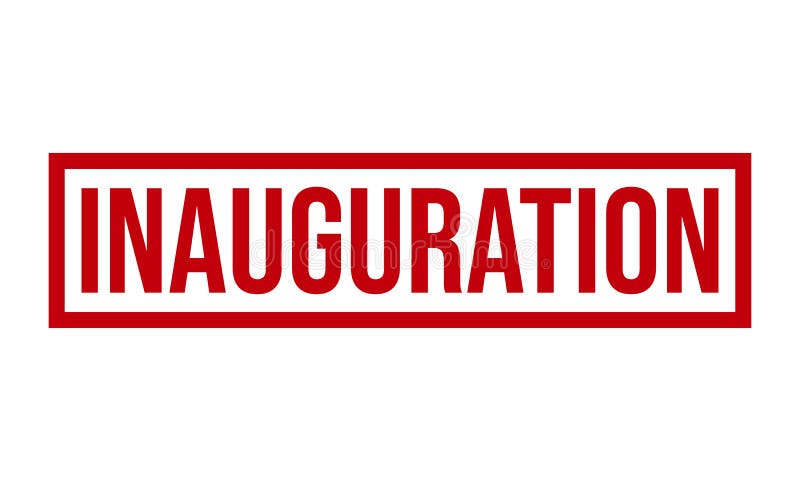 Inauguration Rubber Stamp. Inauguration Grunge Stamp Seal Vector ...