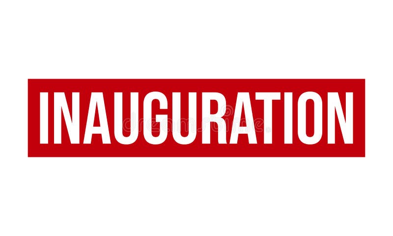 Inauguration Rubber Stamp. Inauguration Grunge Stamp Seal Vector ...