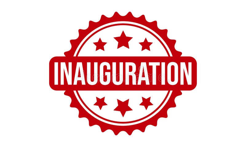 Inauguration Rubber Stamp. Inauguration Grunge Stamp Seal Vector ...