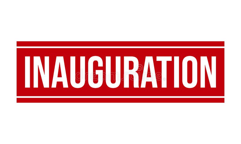 Inauguration Rubber Stamp. Inauguration Grunge Stamp Seal Vector ...