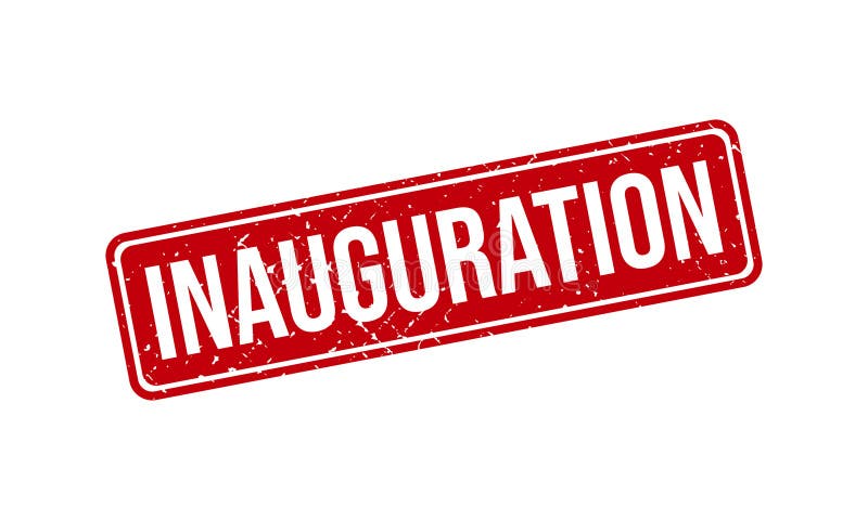 Inauguration Rubber Stamp. Inauguration Grunge Stamp Seal Vector ...