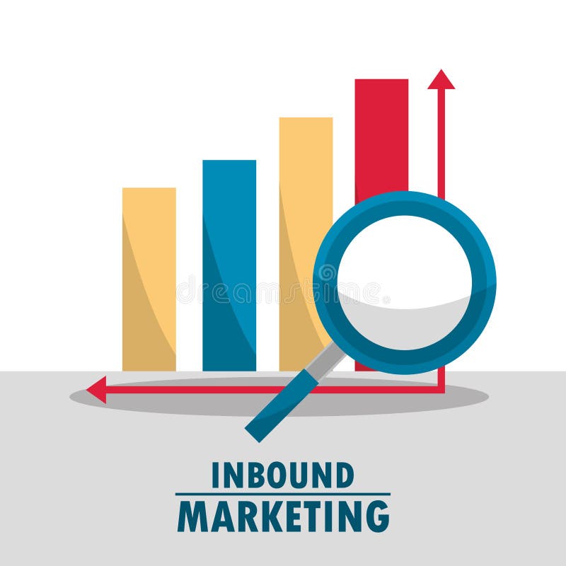 Inbound marketing analysis stock vector. Illustration of inbound ...