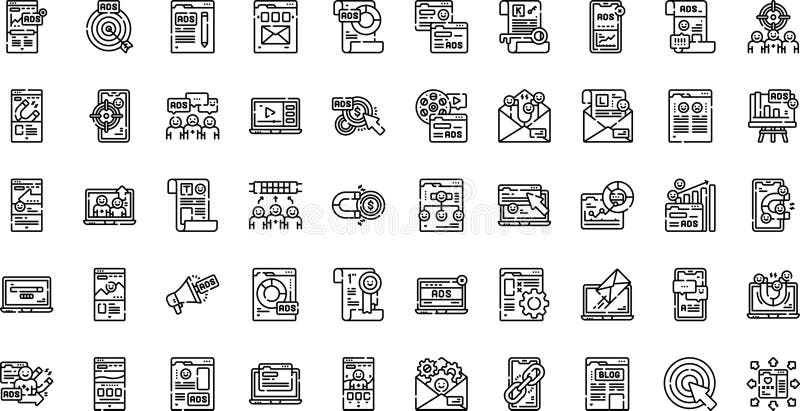 Inbound Marketing Icons High-Quality Vector Icons Collection with ...