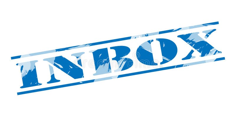 Inbox rubber stamp stock vector. Illustration of aged - 90057582