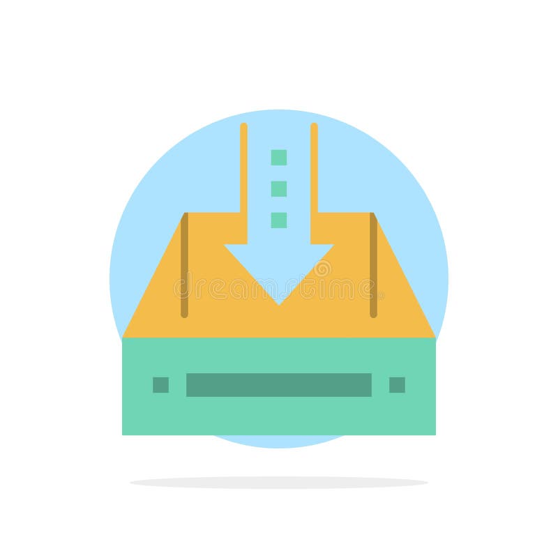 Inbox, Box, Cabinet, Document, Empty, Project, Abstract Circle ...