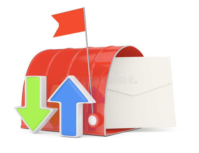 Inbox Concept Vector Linear Icon Isolated on Transparent Background ...