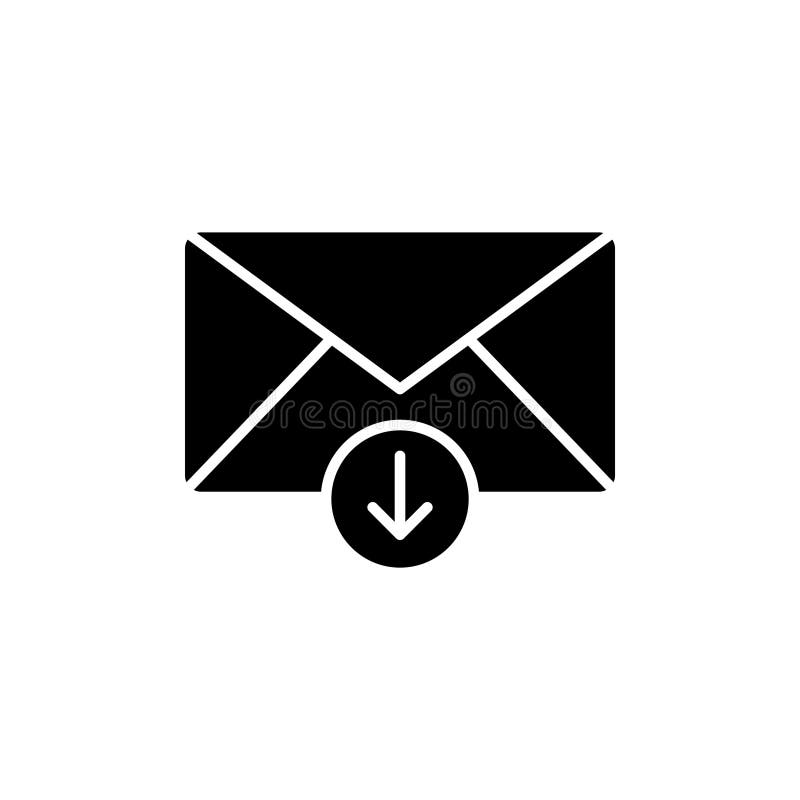 Mailbox Icon in Colored Version Stock Vector - Illustration of concept ...