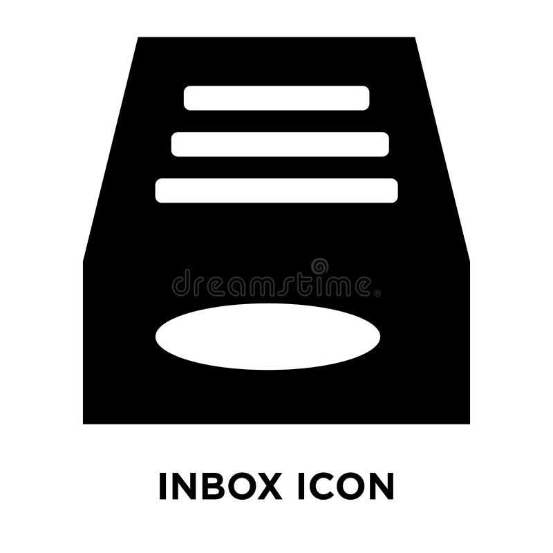 Inbox Concept Vector Linear Icon Isolated on Transparent Background ...