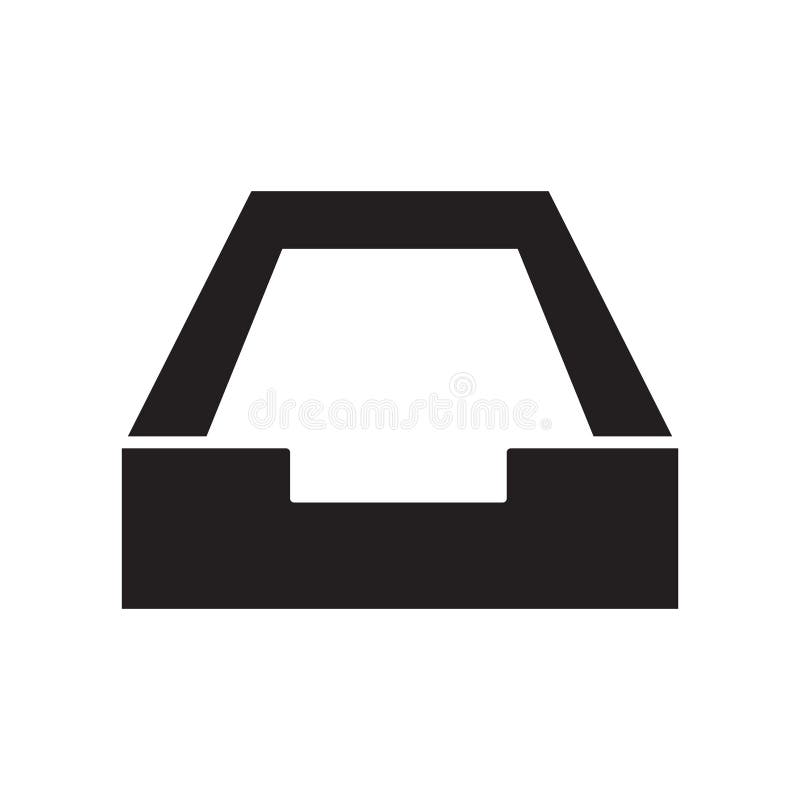 Inbox icon vector stock vector. Illustration of communication - 306491861