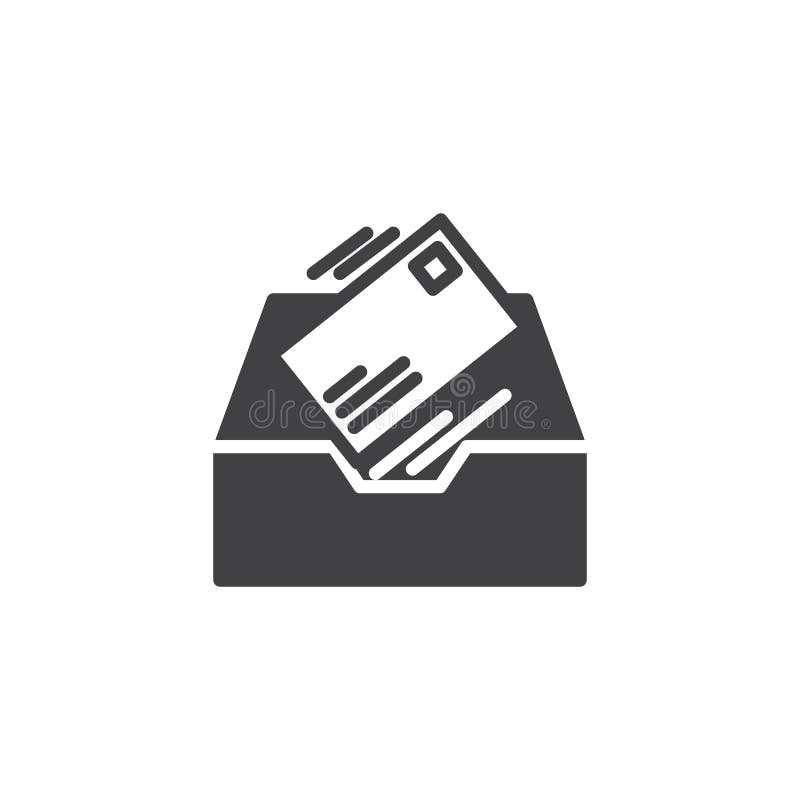 Inbox, Receive Mail Line Icon Stock Vector - Illustration of line ... Inbox, Receive Mail Line Icon Stock Vector - Illustration of line ...