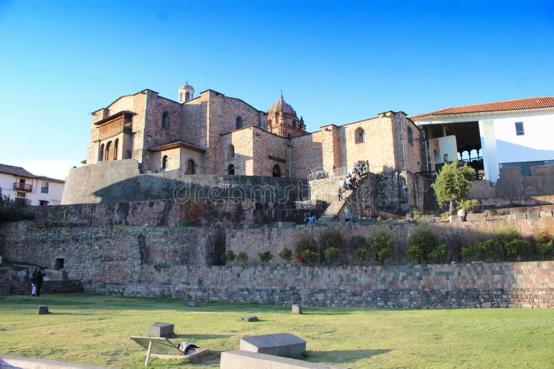 The Inca capital of Cusco stock image. Image of cloud - 65571141