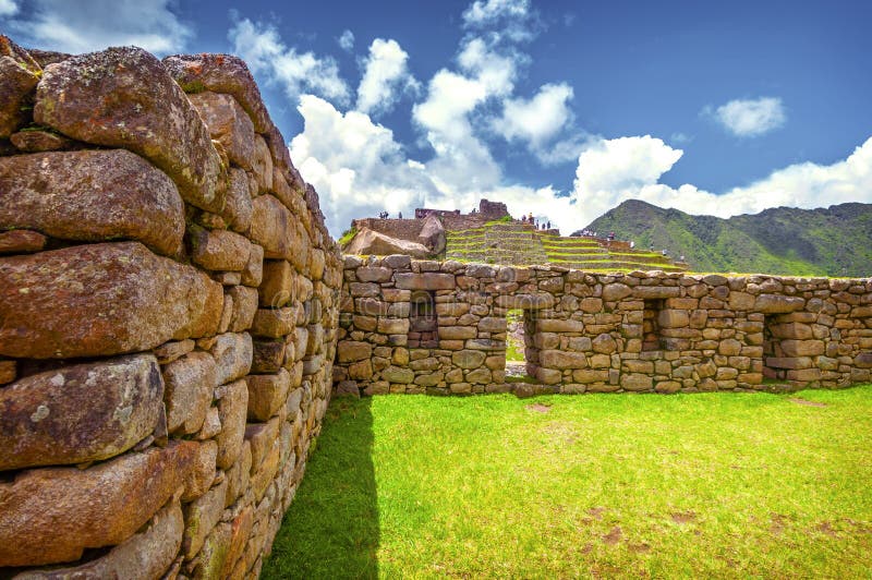 Inca City Machu Picchu (Peru) Stock Photo - Image of america ...