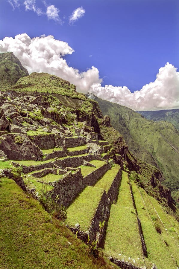 Inca City Machu Picchu (Peru) Stock Image - Image of conquest, mountain ...
