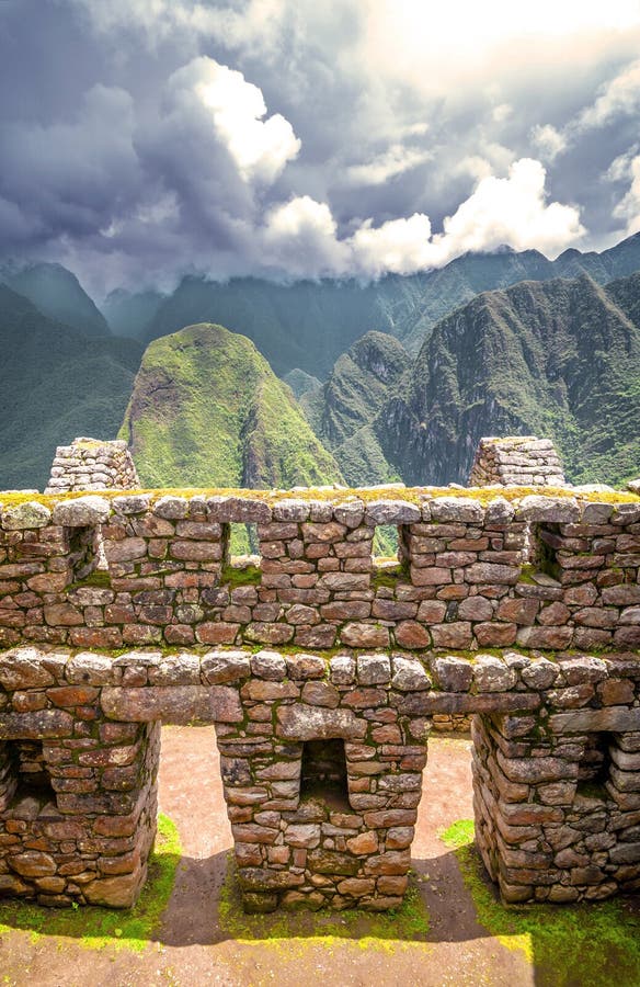 Inca City Machu Picchu (Peru) Stock Image - Image of mountains, inca ...