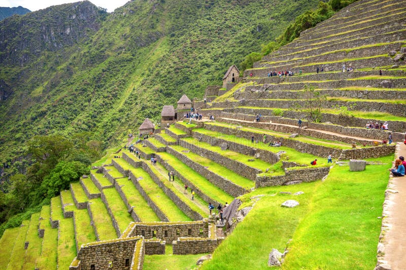 Inca City Machu Picchu (Peru) Editorial Stock Image - Image of huaina ...