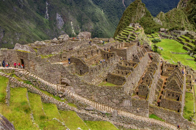 Inca City Machu Picchu (Peru) Editorial Image - Image of city ...