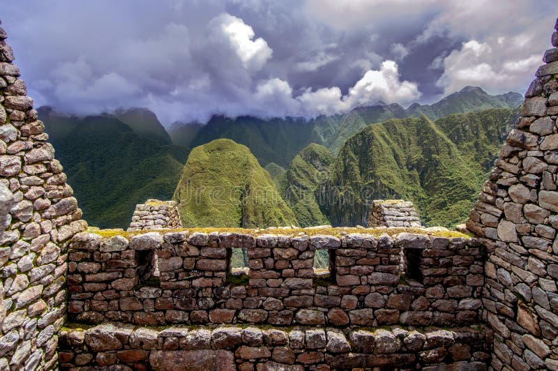 Inca City Machu Picchu (Peru) Stock Image - Image of columbian ...