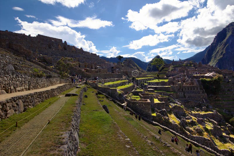 The Inca City of Machu Picchu Editorial Stock Photo - Image of latin ...