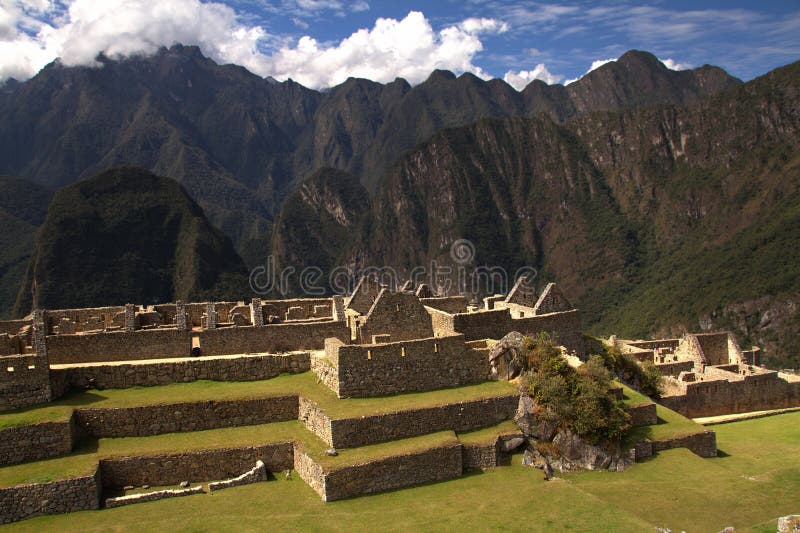 The Inca City of Machu Picchu Stock Image - Image of landmark ...